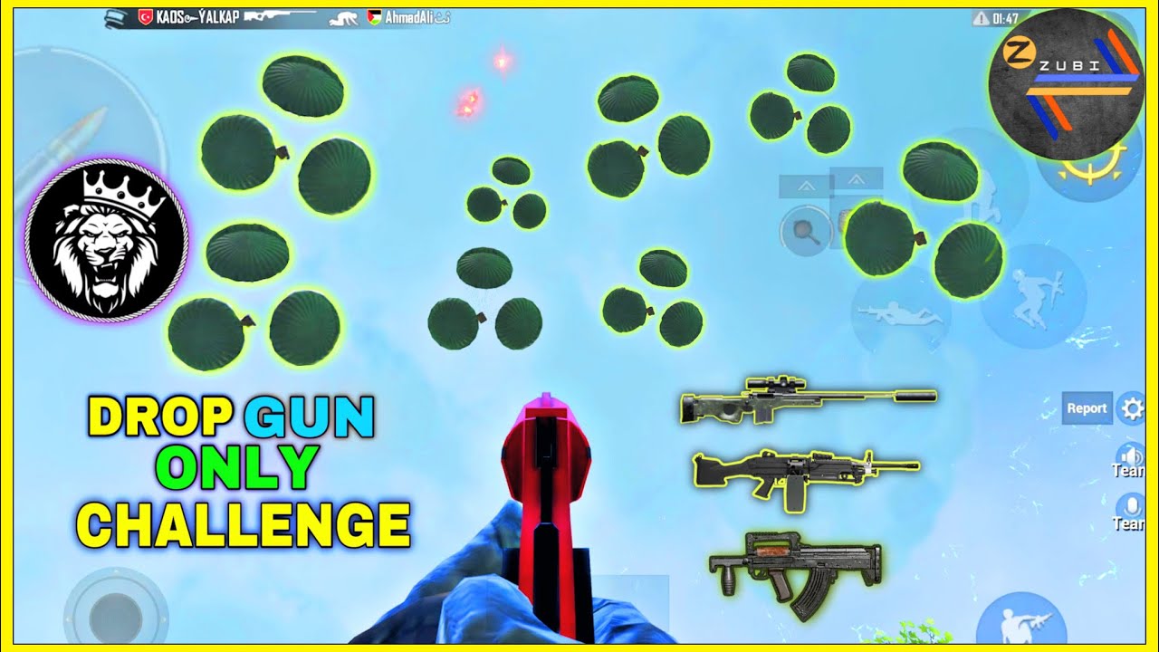 Drop Weapons Only Challenge | Unlimited Drops | PUBG MOBILE - YouTube