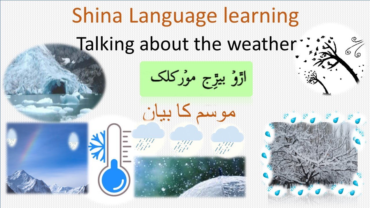 Shina Language: Coversation about weather - YouTube