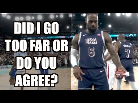 LeBron's Olympic Powder Toss VS. Michael Jordan's - YouTube