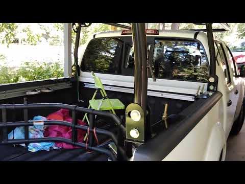2019 Nissan frontier with the Haul Master Ladder rack - YouTube