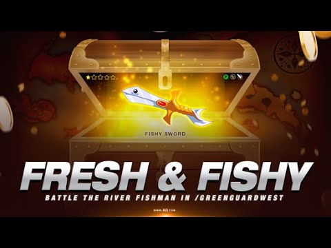 AQW mid week update #50-51 fishy sword and oversoul axe! How to get ...
