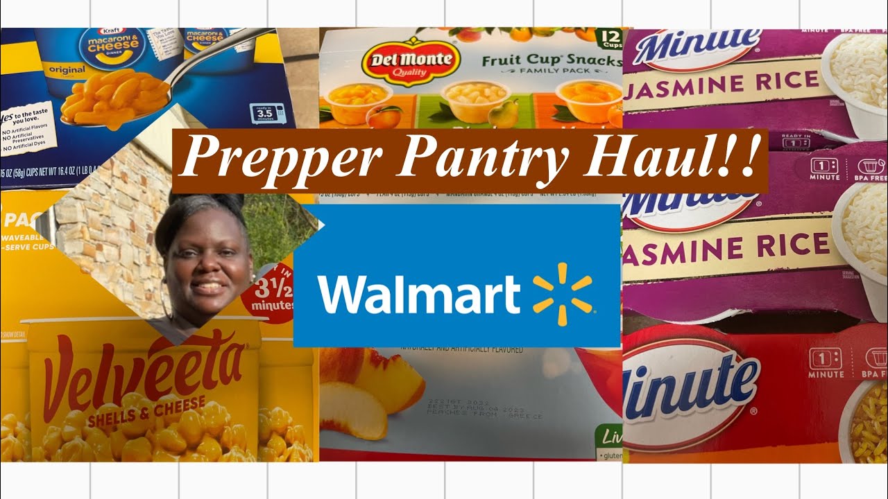Prepper Pantry Walmart Grocery Haul 2023! New Prepper//Building A Food ...