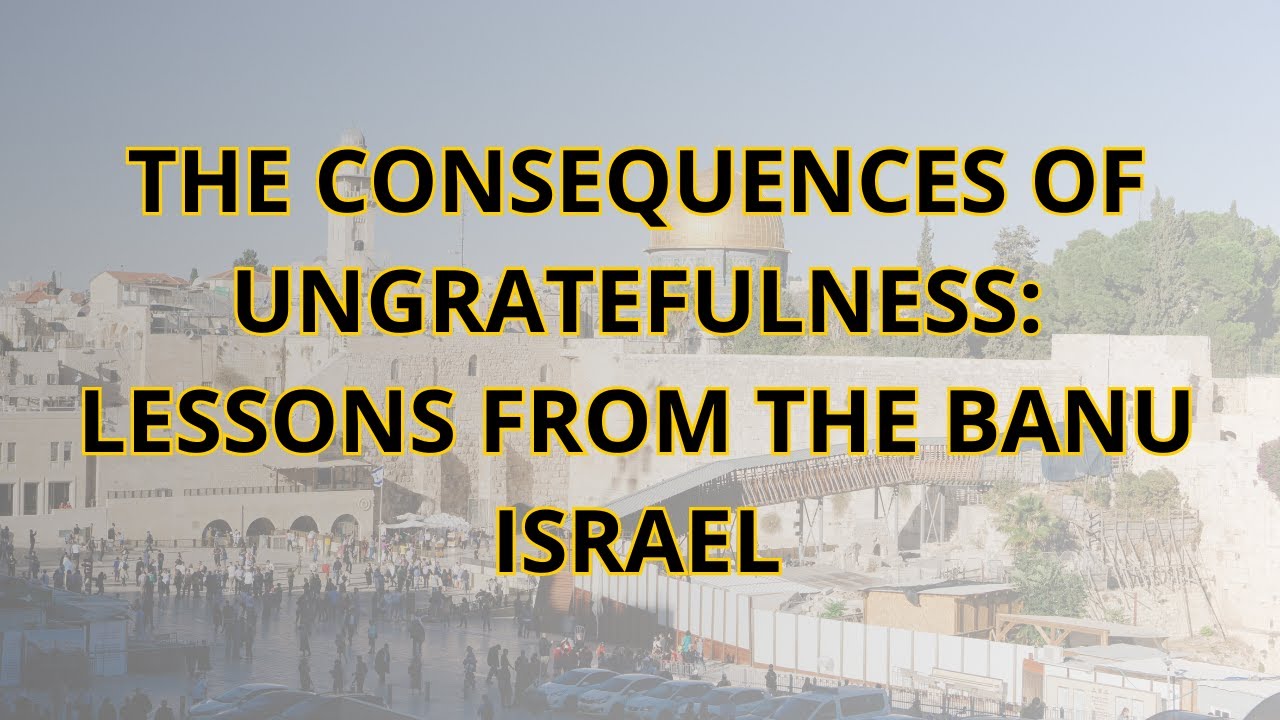 Lessons from Banu Israel Mufti menk - YouTube