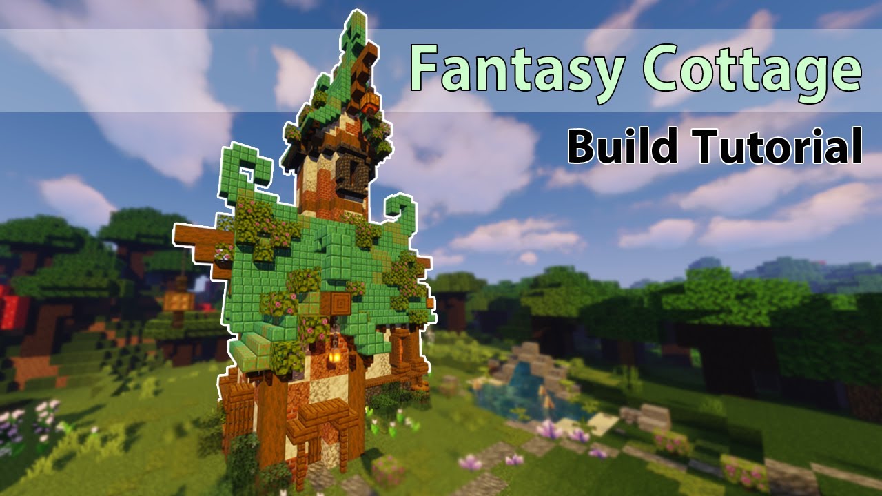Fantasy Cottagecore House Minecraft 1.17 | Cottagecore House Build ...