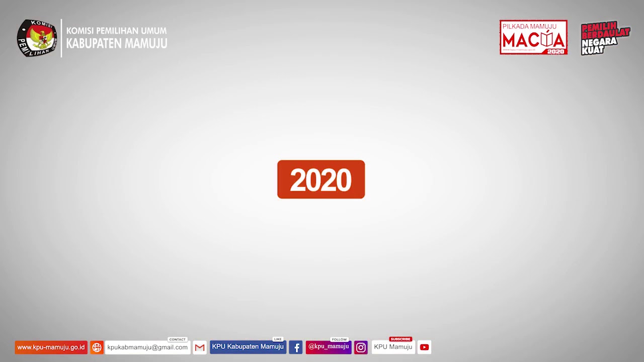 Timeline Tahapan Pemutakhiran Data Pemilih Pilkada Mamuju 2020 - YouTube