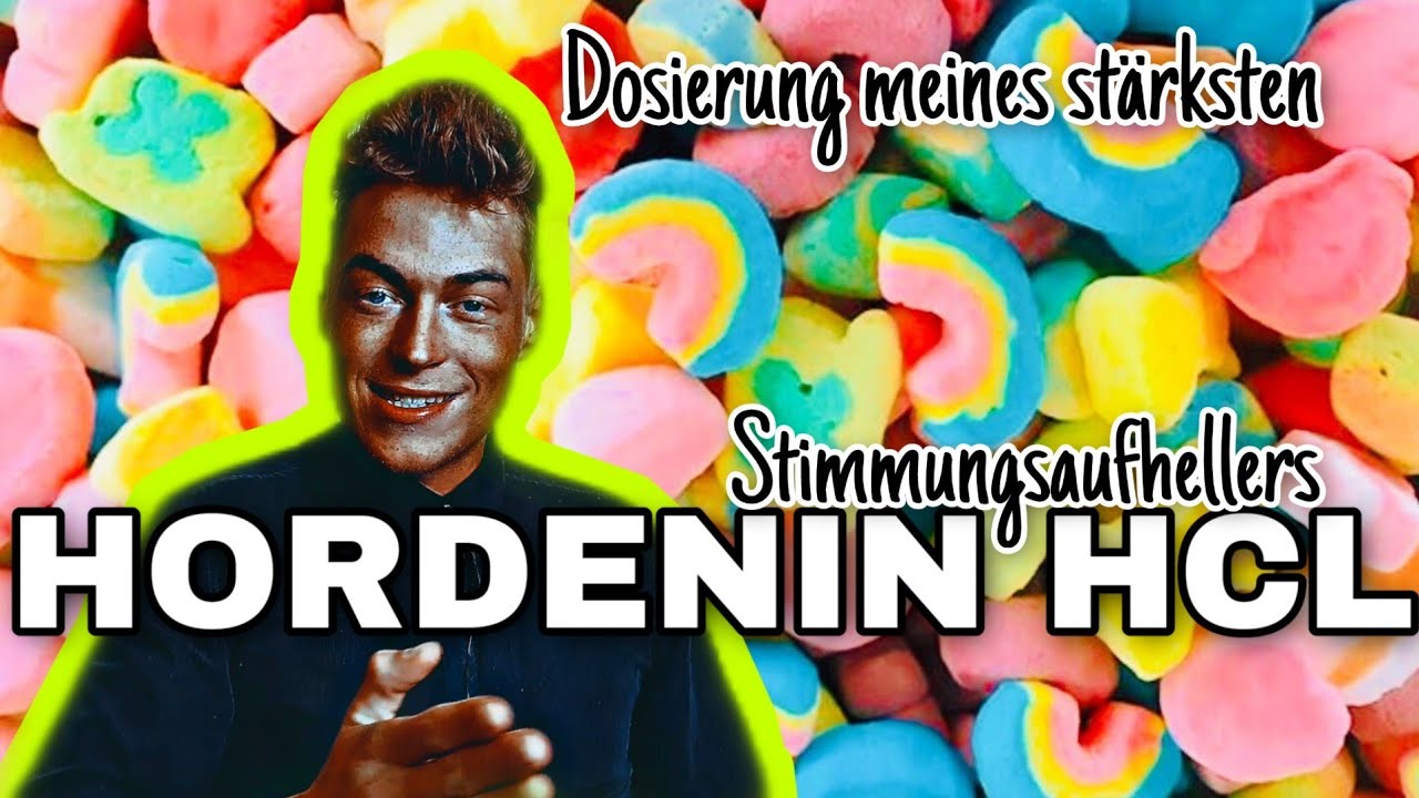 Hordenin HCL Pulver Dosierung - Stärkster mir bekannter ...