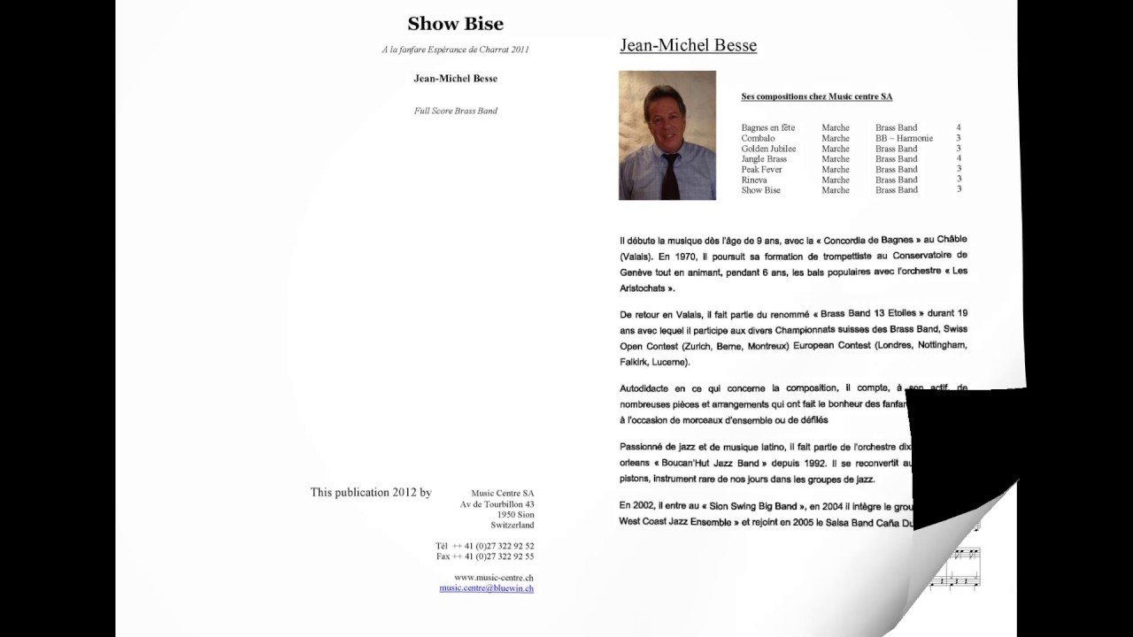 Show Bise - Jean-Michel Besse - YouTube