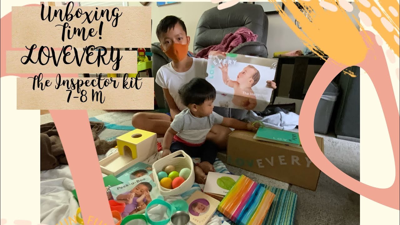 LOVEVERY The INSPECTOR Play kit | 7-8 Month old baby educational toys ...