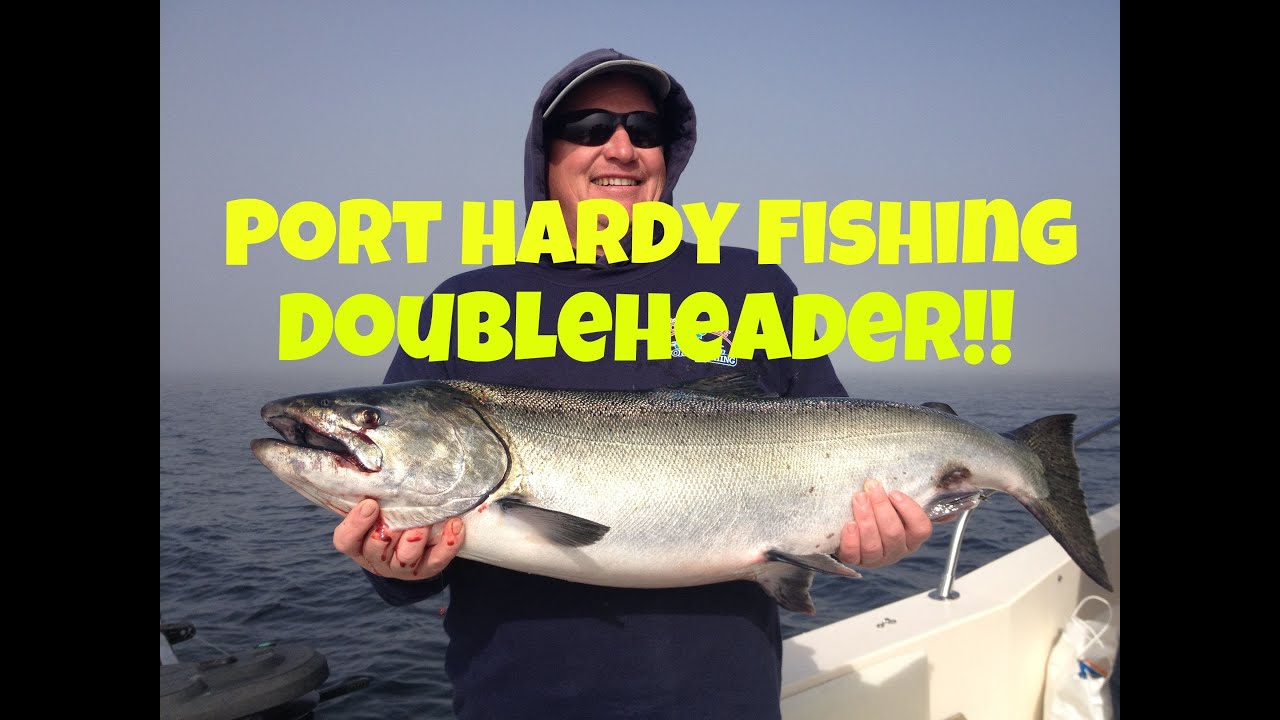 Port Hardy Fishing - Doubleheader! - YouTube