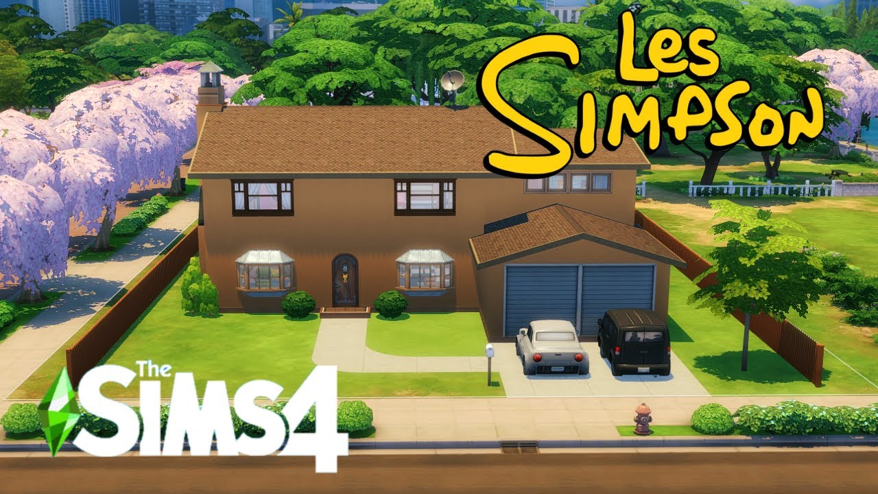 Simpsons House Sims 4 - YouTube