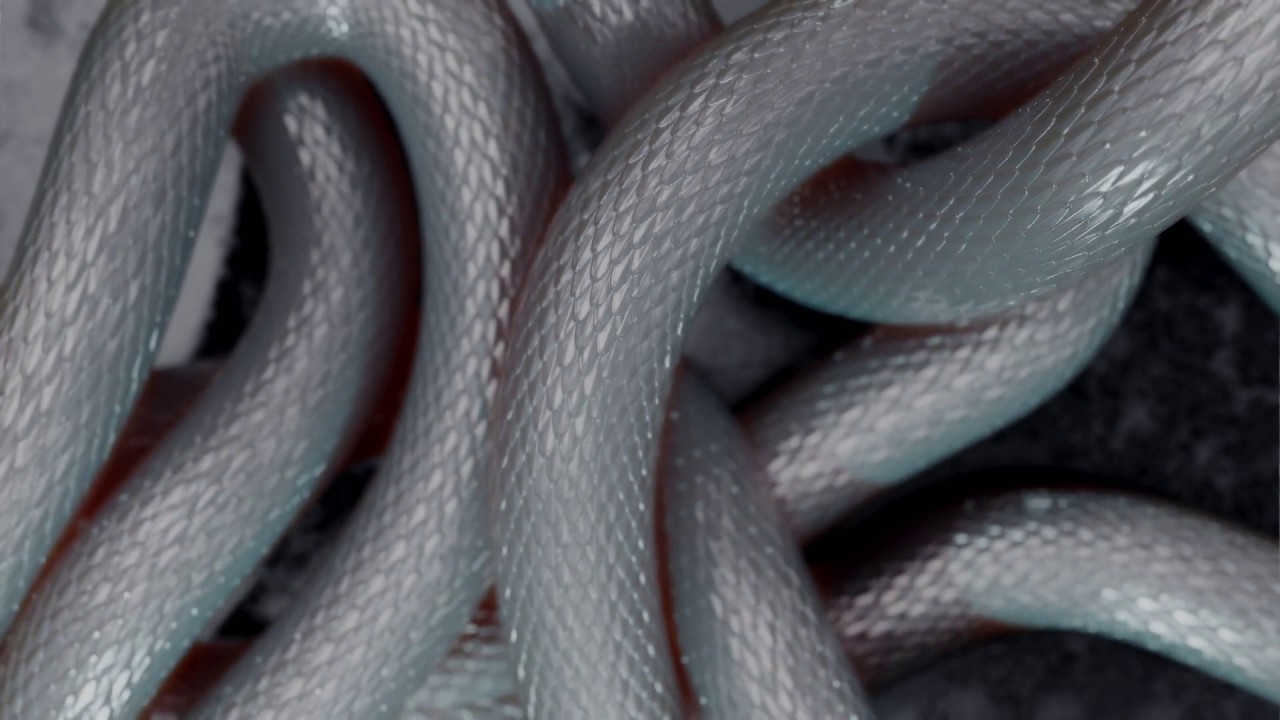 BLENDER 2.8 - SNAKE SCALE ANIMATION TEST. - YouTube