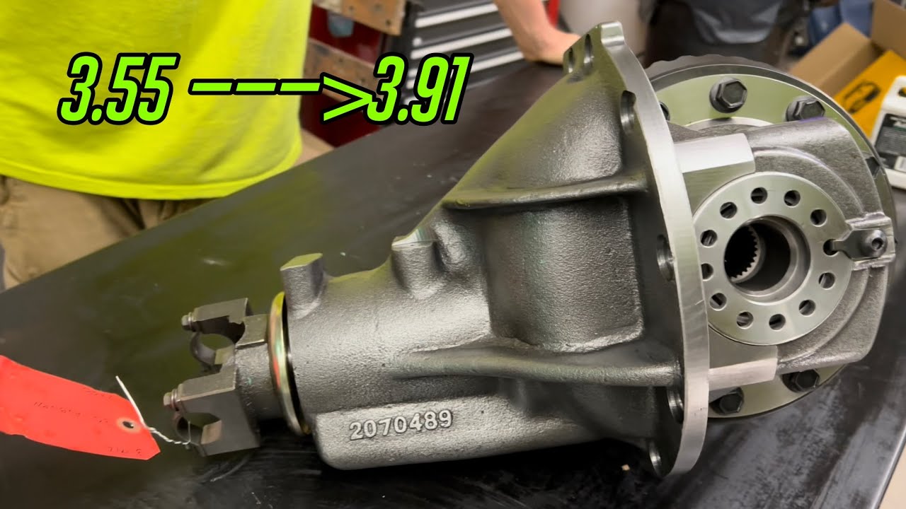 Gearing Up For 1/8th Mile! Changing Gears In A 8 3/4 Mopar - YouTube