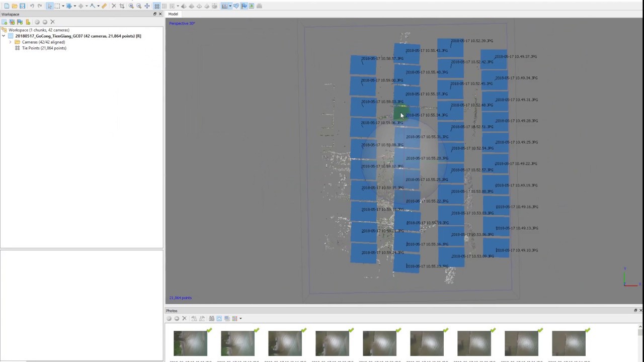 Agisoft PhotoScan workflow part 1 (with ground control points) - YouTube