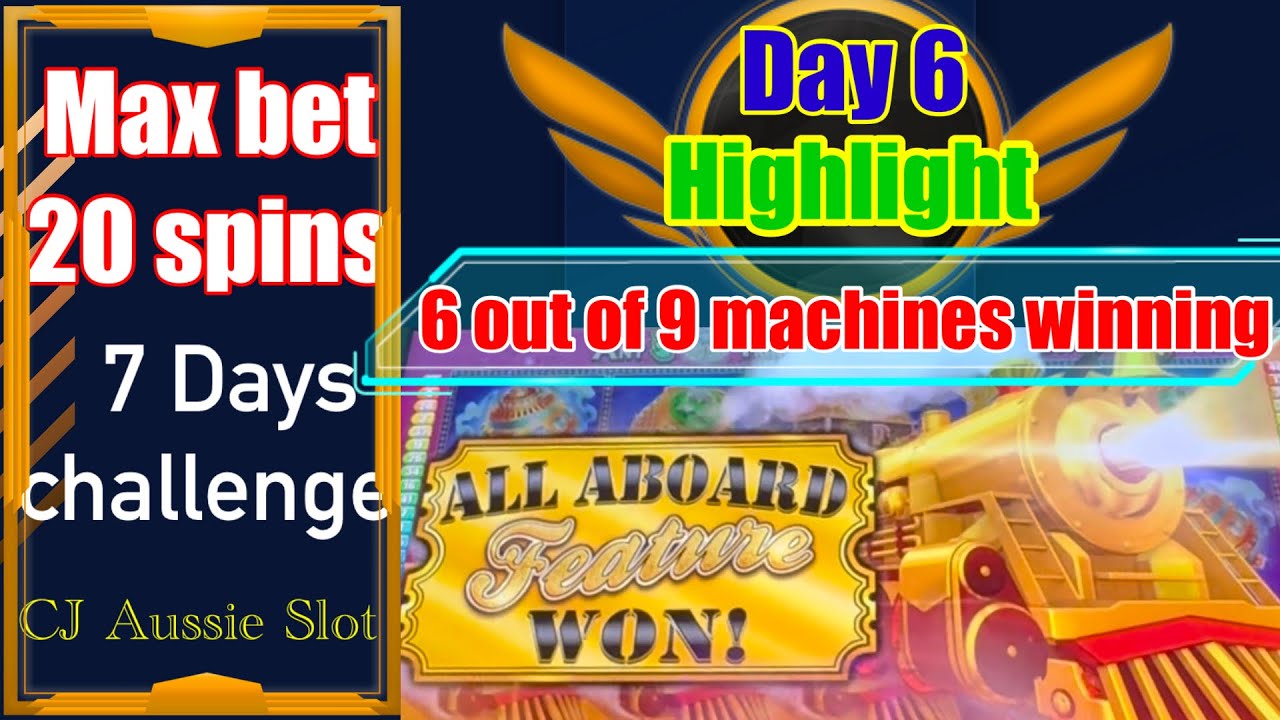 Day 6 - Six out of Nine machine winnings night!🍺 My luck is back! Let’s ...