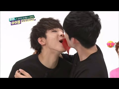 These KPOP idols kissed each other?! | incidental kisses | KPOP Funny Moments