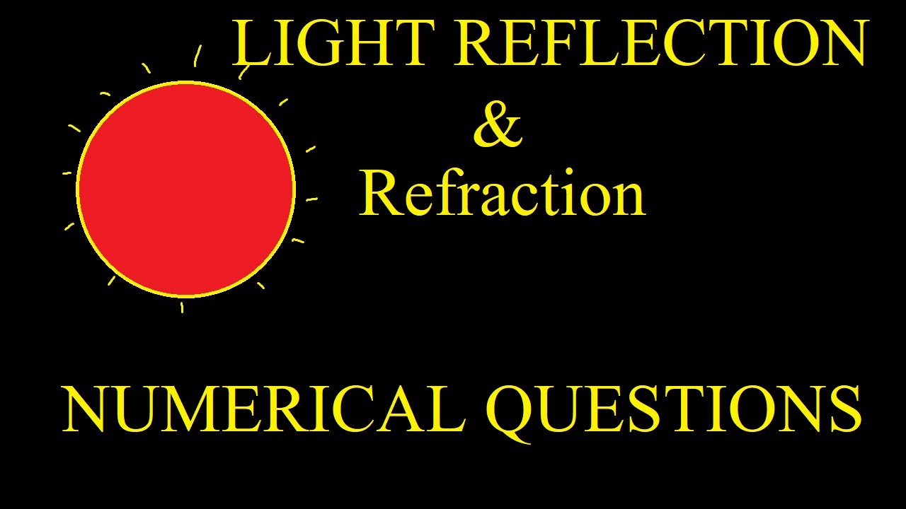 class 10 science chapter 10 Numericals | Light Reflection and ...