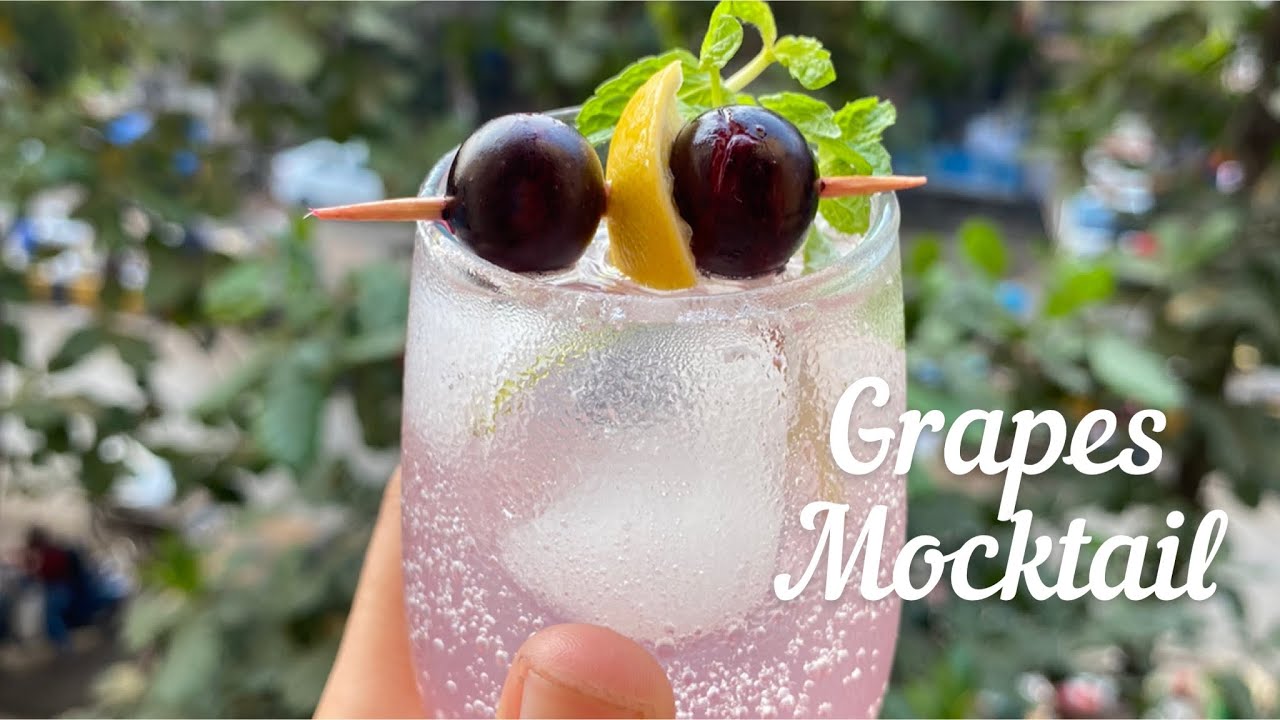 Grapes Mocktail 🍇 - YouTube