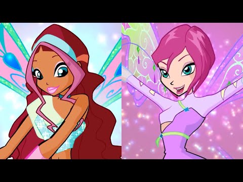 The Winx make a rainbow with their magic | Winx Club Clip