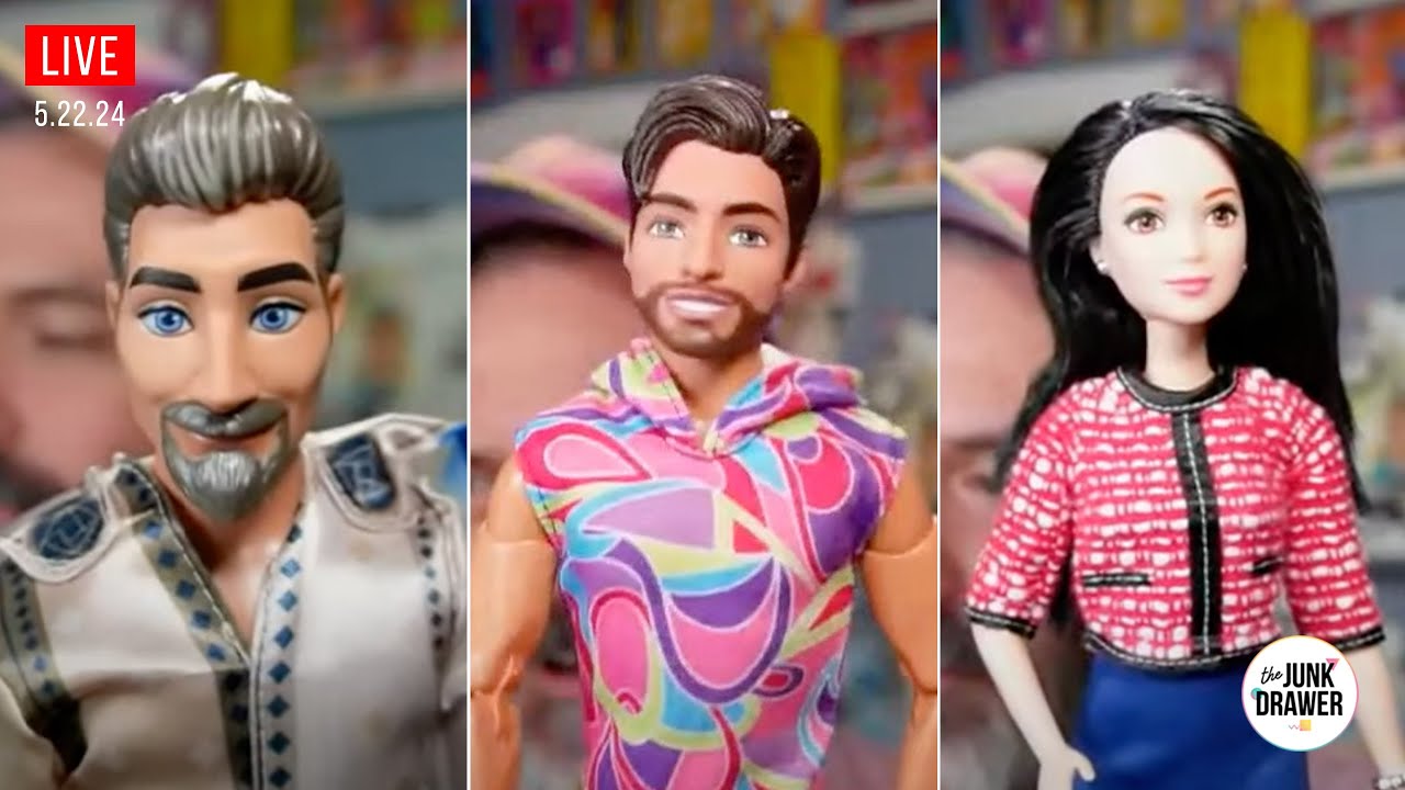 The one with the bearded Ken Fashionista 227 and "Daddy" Magnifico # ...