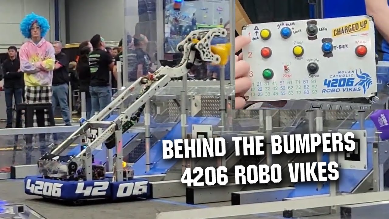 Behind the Bumpers | 4206 Robo Vikes | Charged Up Robot - YouTube