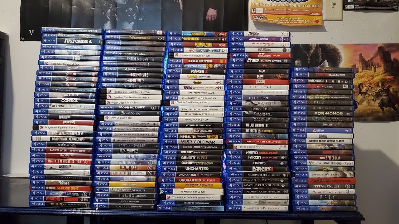 My Ps4 collection update for November 2020 - YouTube