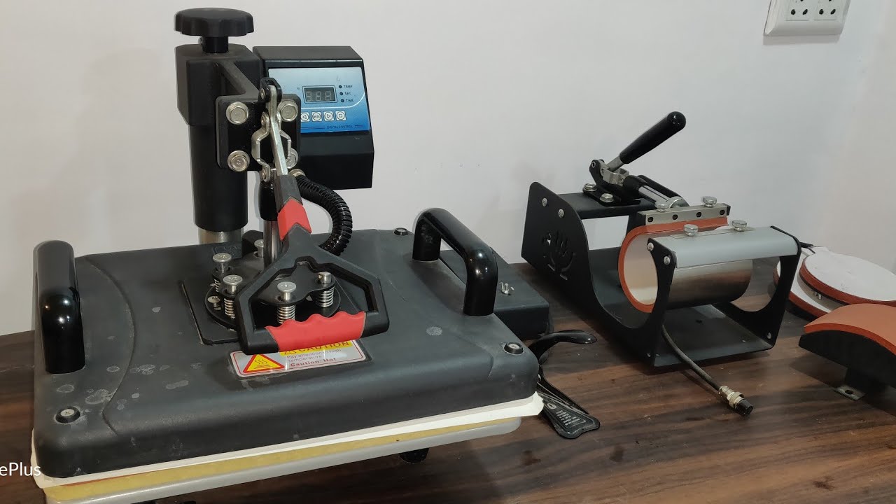 Manual T-Shirt Fusing Machine - YouTube