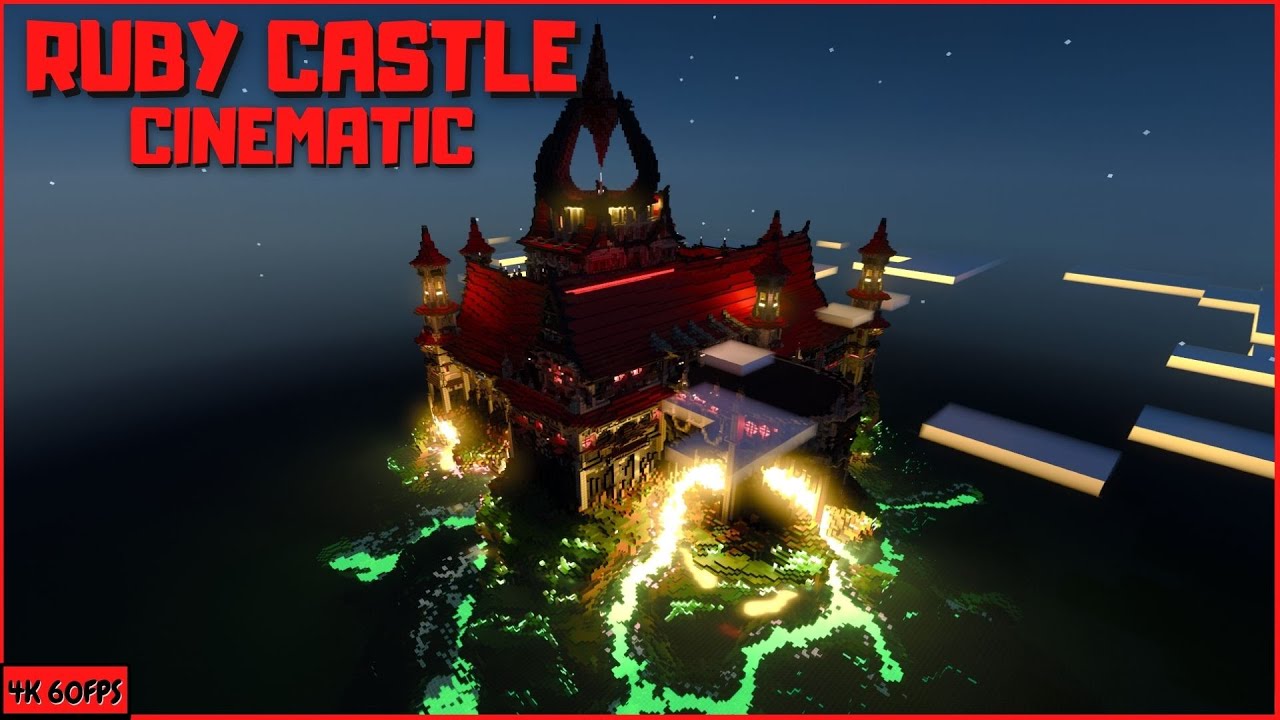 MINECRAFT Ruby Castle Cinematic - YouTube