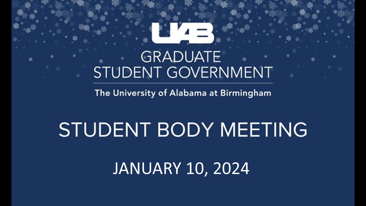 January 2024 GSG Student Body Meeting - YouTube
