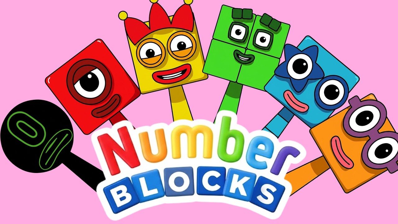 Sprunki OC All NumberBlocks (ZERO ~ FIVE) | All Phase 1 to Phase 2 ...
