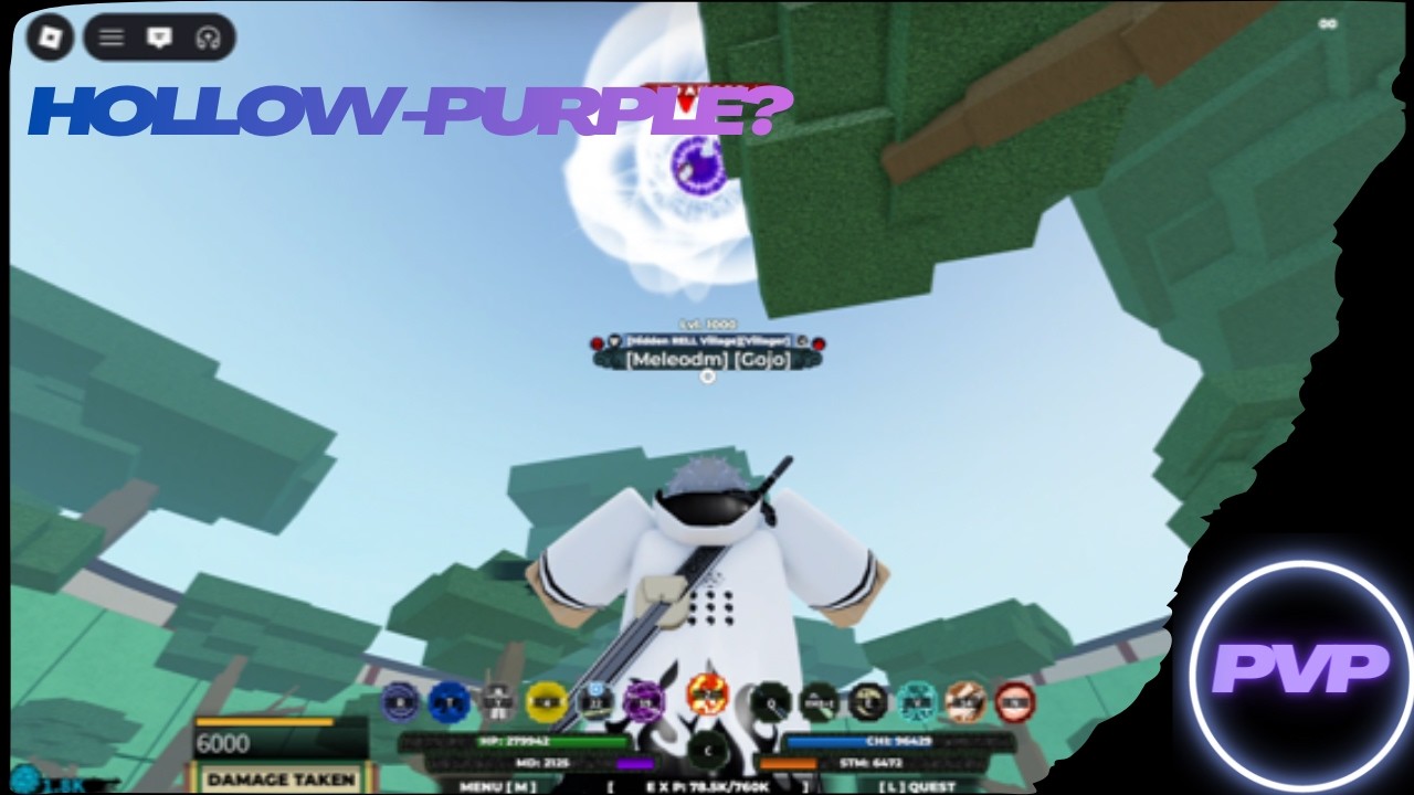 A Gojo build_Shindo life pvp :) - YouTube