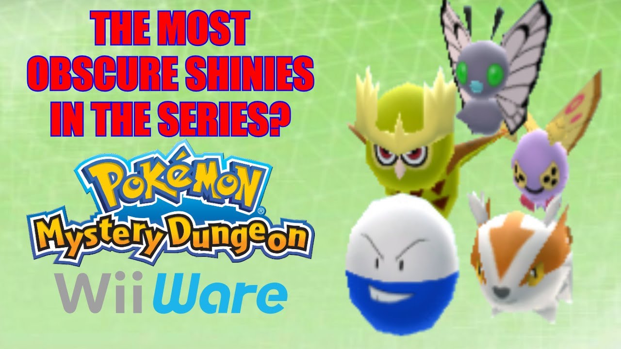 The Most Obscure Shinies in Pokemon? - YouTube