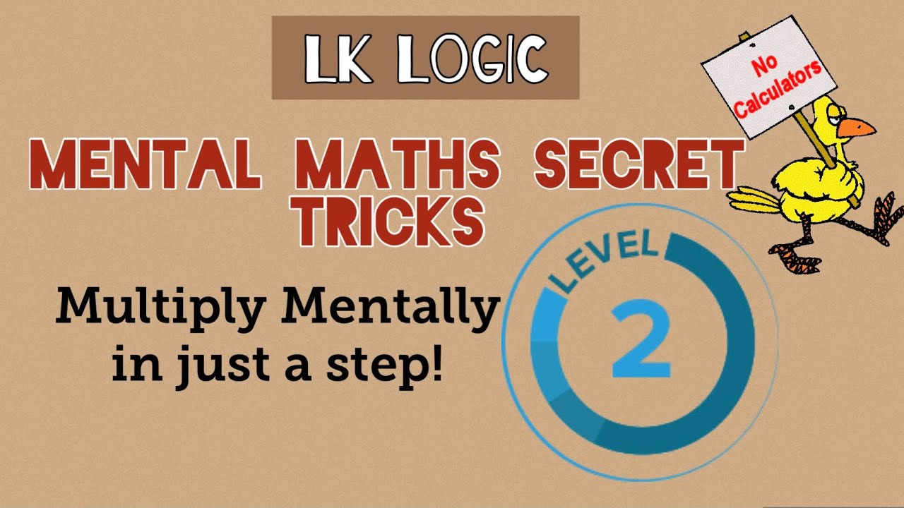 Mental Maths Level 2 | Secret Tricks! Multiply in your head! - YouTube