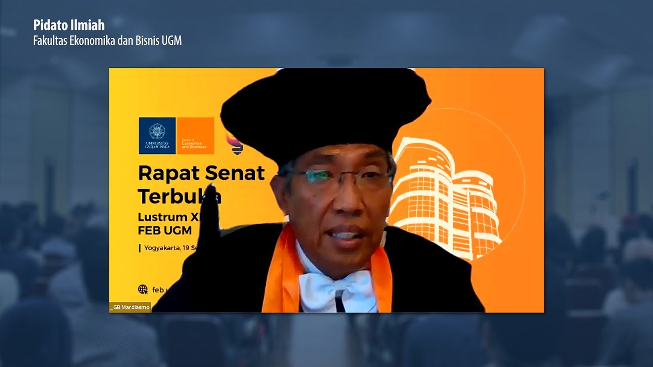 Pidato Ilmiah Prof. Dr. Mardiasmo, M.B.A., Ak., CA. - YouTube