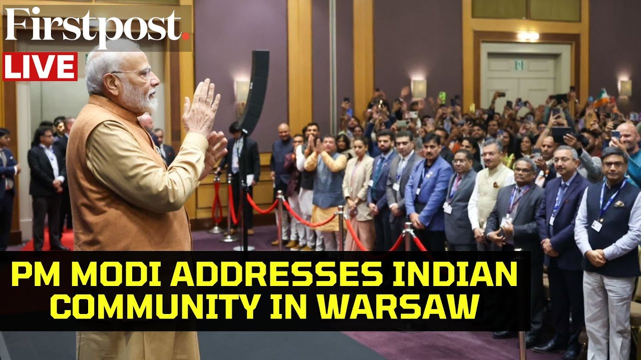 PM Modi Poland Visit LIVE: PM Modi Addresses Indian Diaspora in Poland ...
