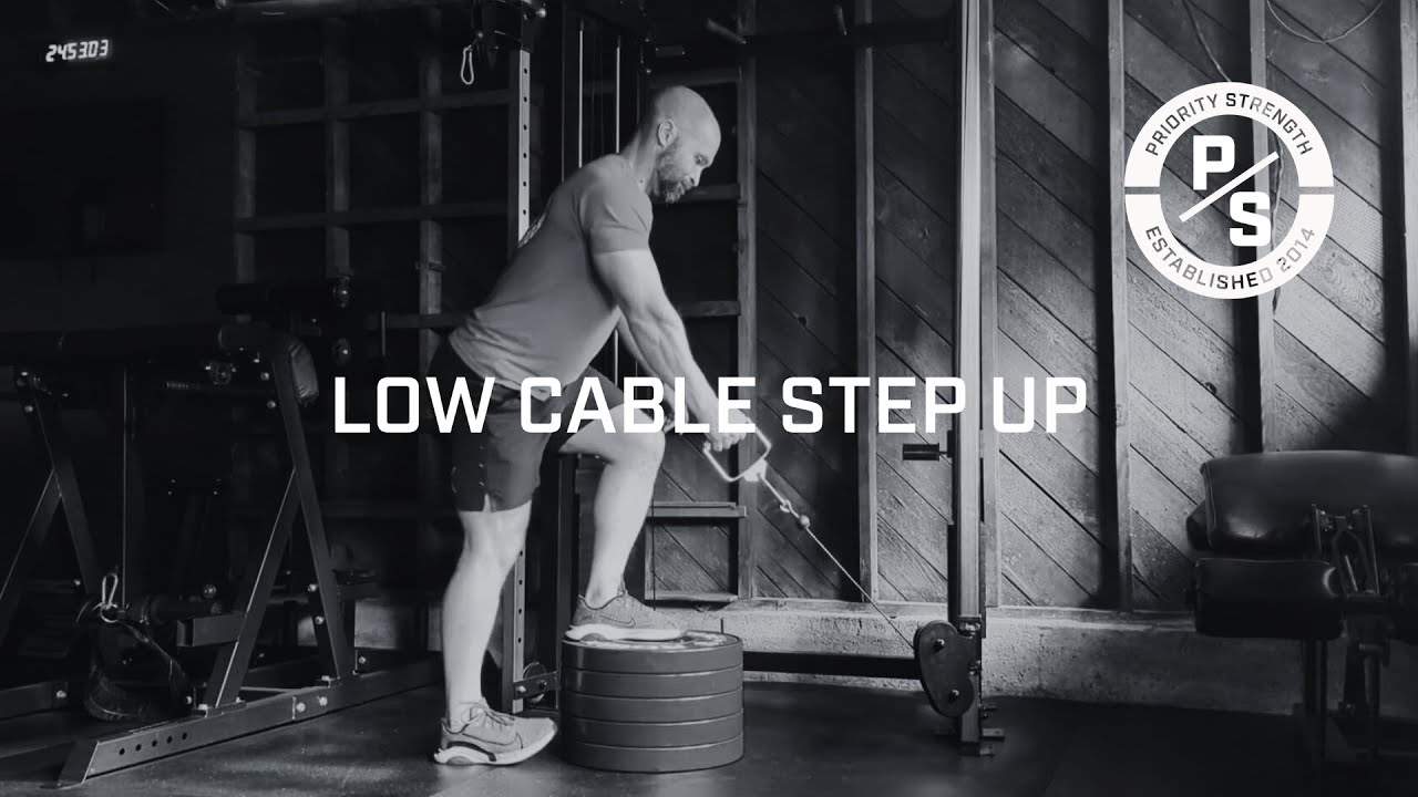 Low Cable Step Up - YouTube