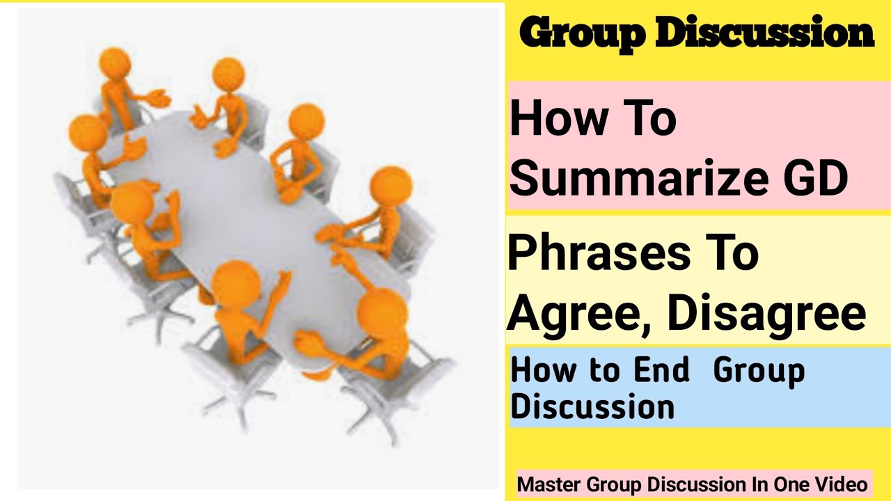 How to Summarize Group Discussion💥 | Phrases To Agree , Disagree and ...