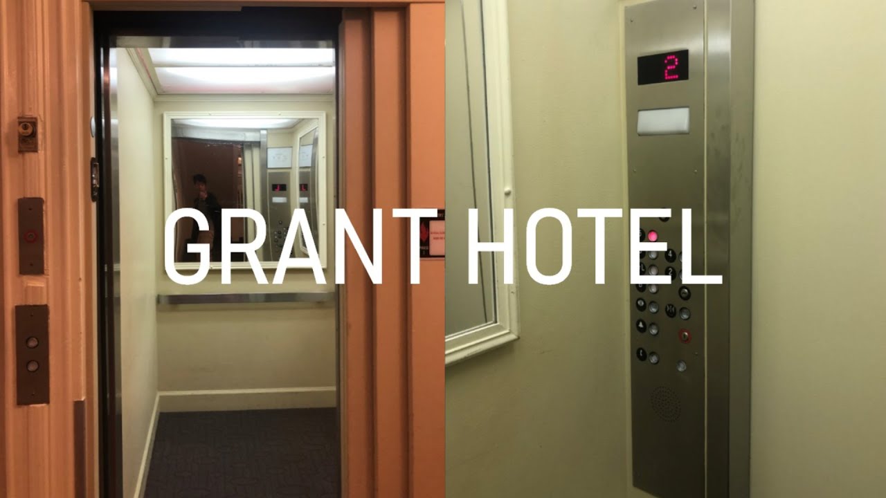 Amusement Park Ride! Crazy Traction Elevator at The Grant Hotel - San ...