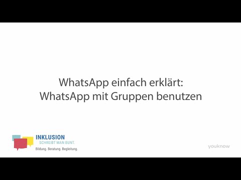 WhatsApp einfach erklärt, Folge 3: Wie kann ich mit mehreren Leuten oder sprechen und schreiben?