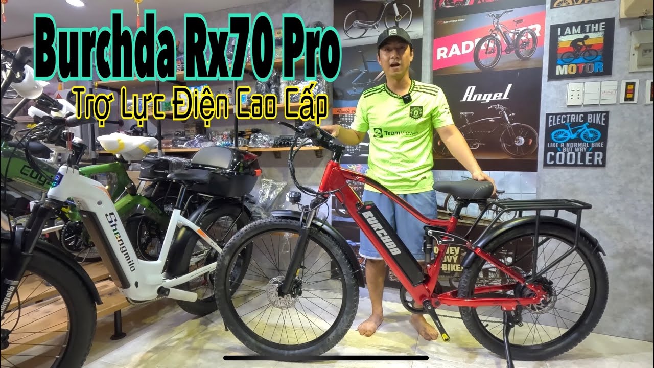 [2025]Xe đạp điện trợ lực #Burchda #RX70 Pro 48V800w20Ah hai Phuộc ...