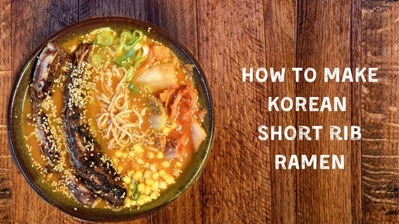 HOW TO MAKE: Korean Short Rib Ramen *Easy Quick Instant Ramen Dinner ...