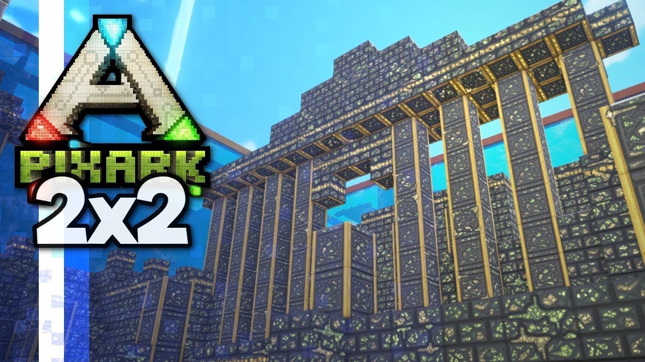 Breaking Unbreakable Blocks! PixARK 2x2 Server - YouTube