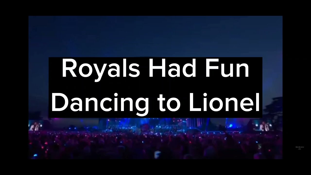Royals Dancing To Lionel At Coronation Concert 😍 - YouTube