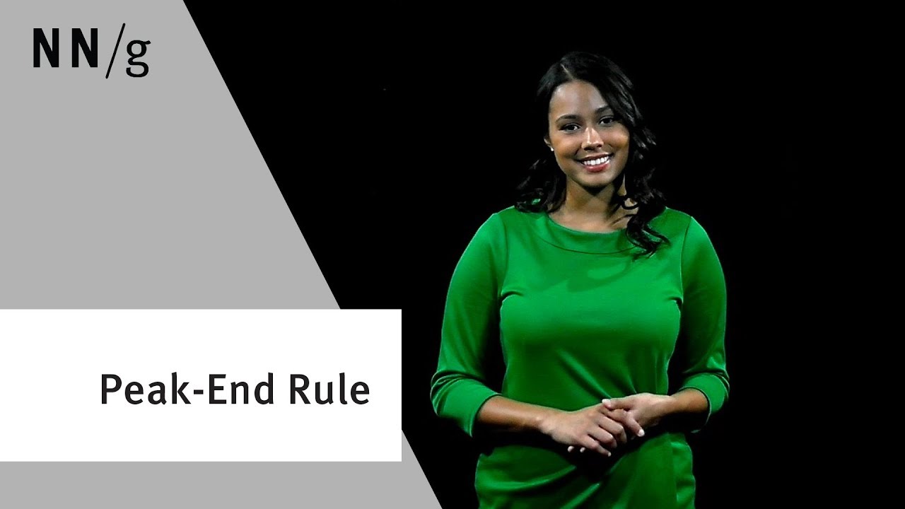 Peak–End Rule: Use to Your Advantage - YouTube