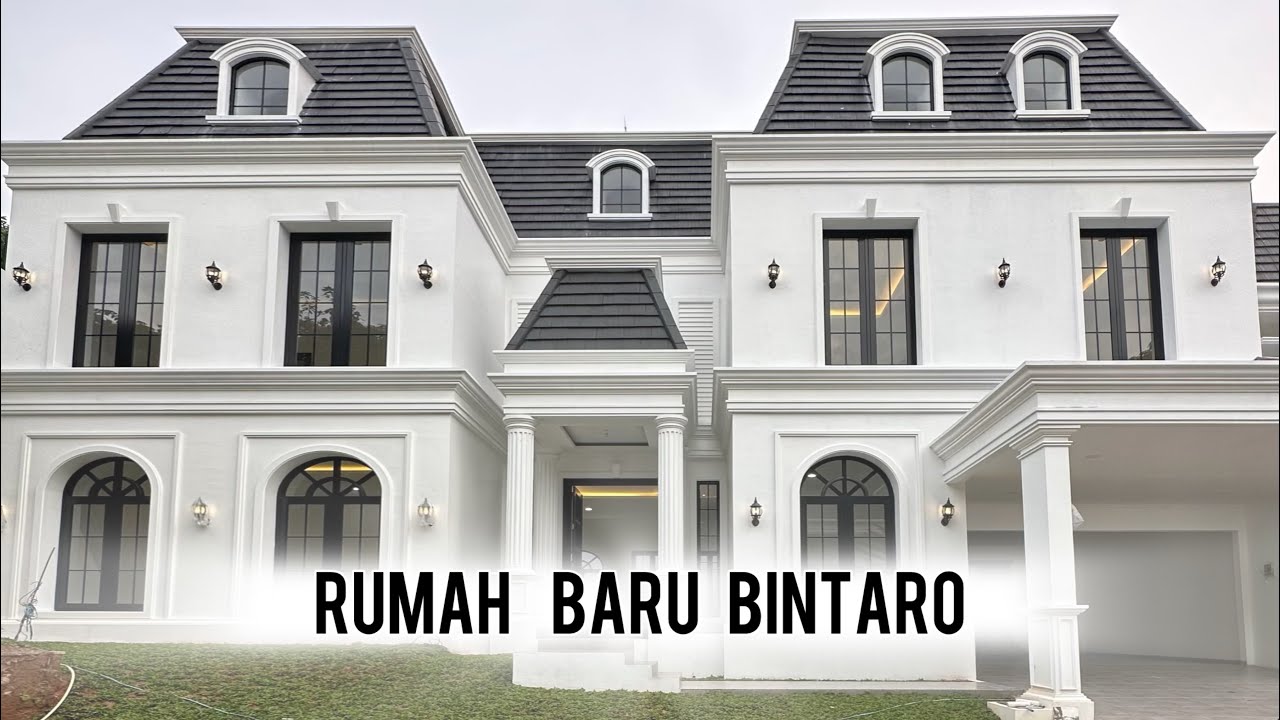 ( TERJUAL ) RUMAH BINTARO, RUMAH BARU, AMERICAN CLASSIC - YouTube