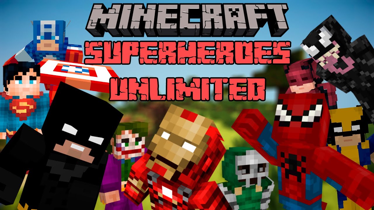 СУПЕРГЕРОИ MARVEL И DC | Minecraft mods - YouTube