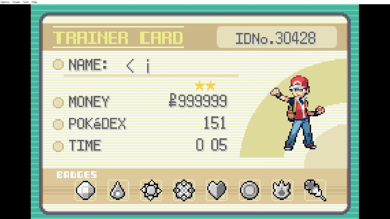 Pokemon Fire Red Debug Stuffs - YouTube