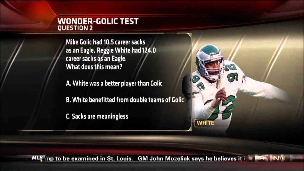 Wonder-Golic Test Wonderlic Test NFL Combine 2011 - YouTube