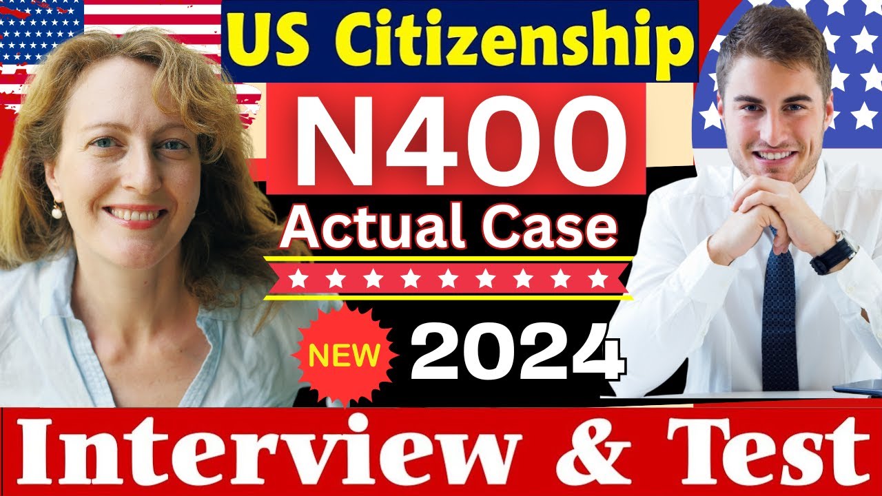 Real Interview of US Citizenship 2024 - N400 Naturalization Interview ...
