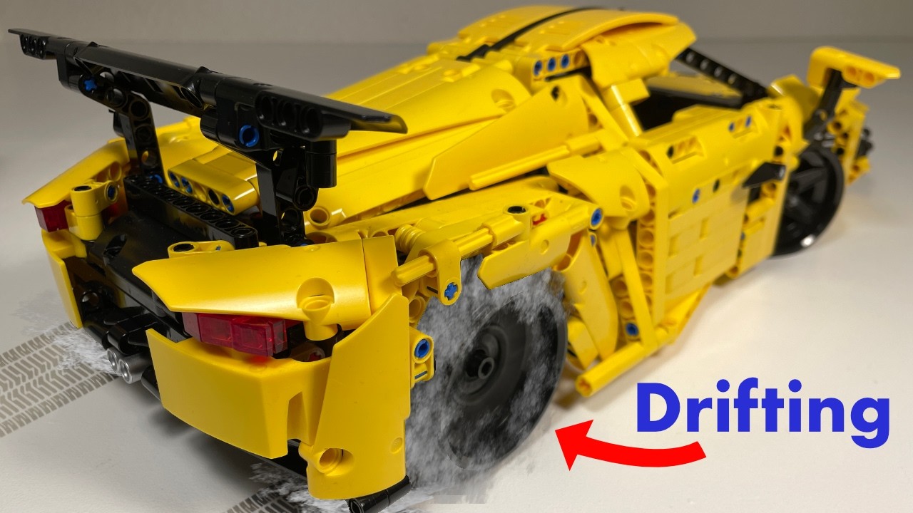 Building and testing a LEGO Technic RC Drift Car - YouTube