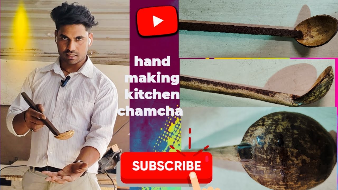 Hand meking kitchen chamcha ! banaya Aaj Maine - YouTube